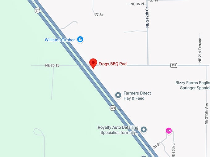16. frogs bbq pad map