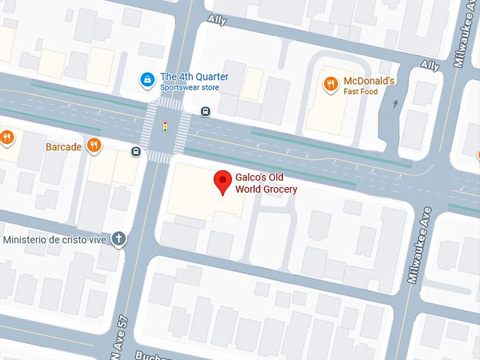 16. galco's old world grocery's map