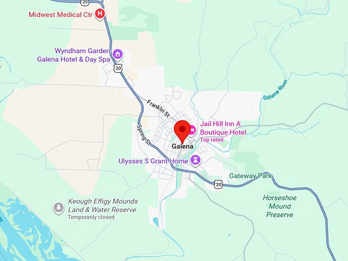 16. galena il map