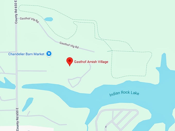 16. gasthof amish village map