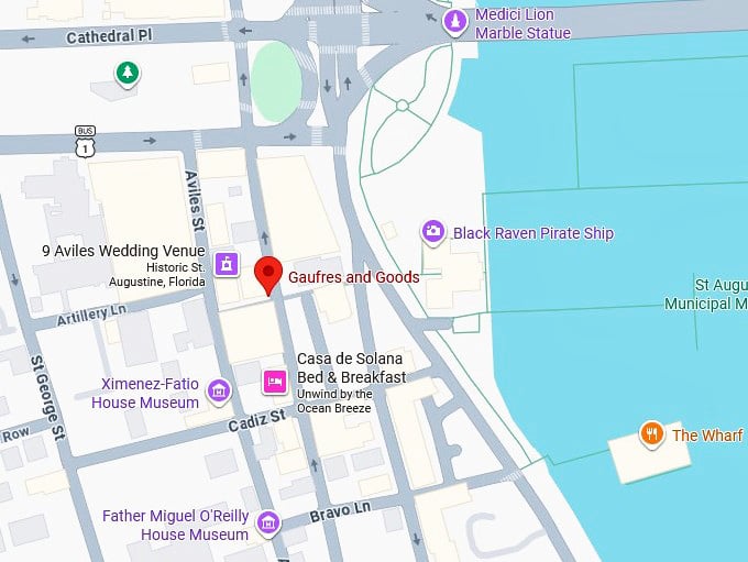 16. gaufres and goods' map