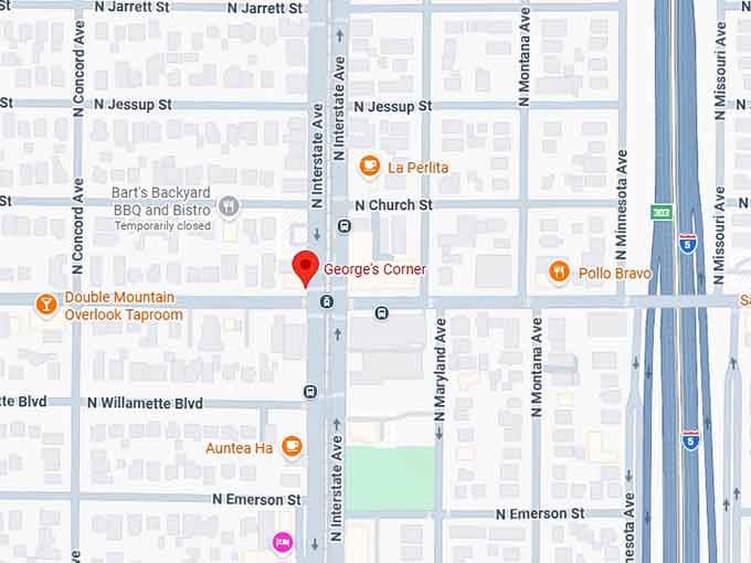 16. george's corner map