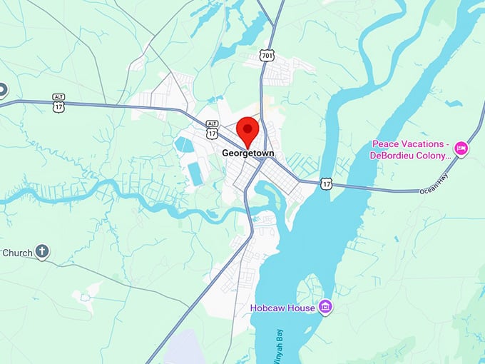 16. georgetown sc map