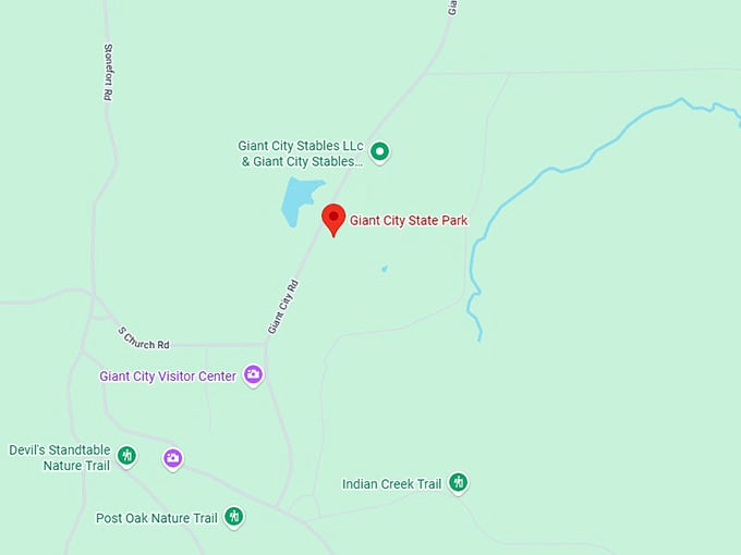 16. giant city state park map