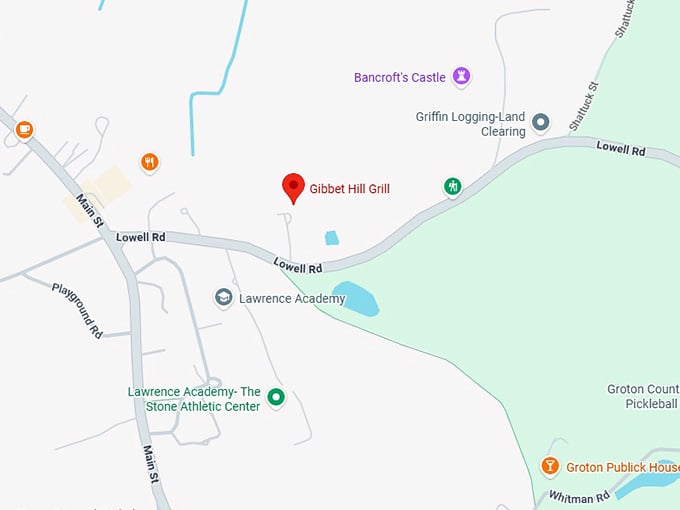 16. gibbet hill grill map