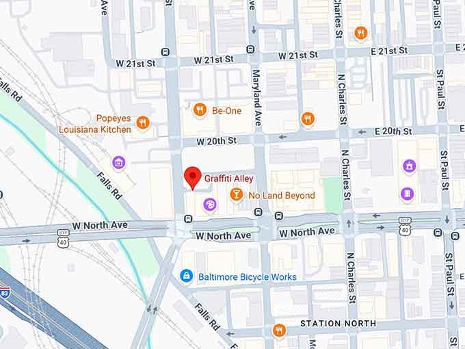 16. graffiti alley map
