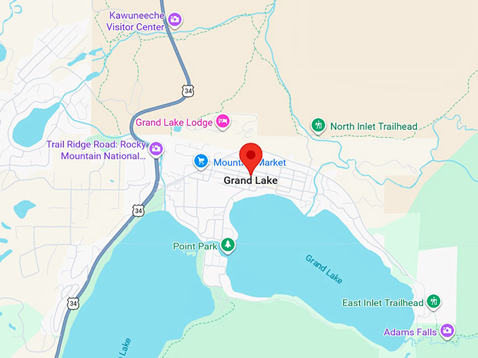 16. grand lake co map