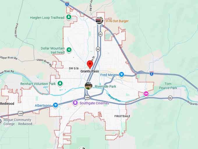 16. grants pass map