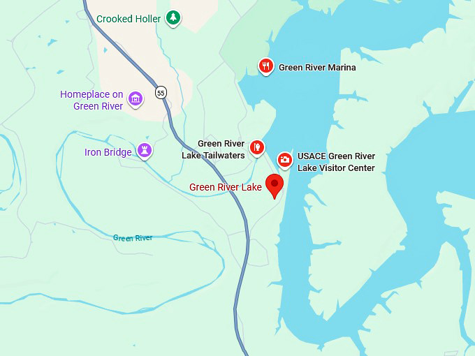 16. green river lake map