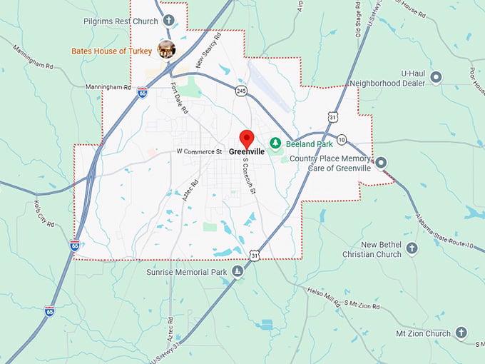 16. greenville map