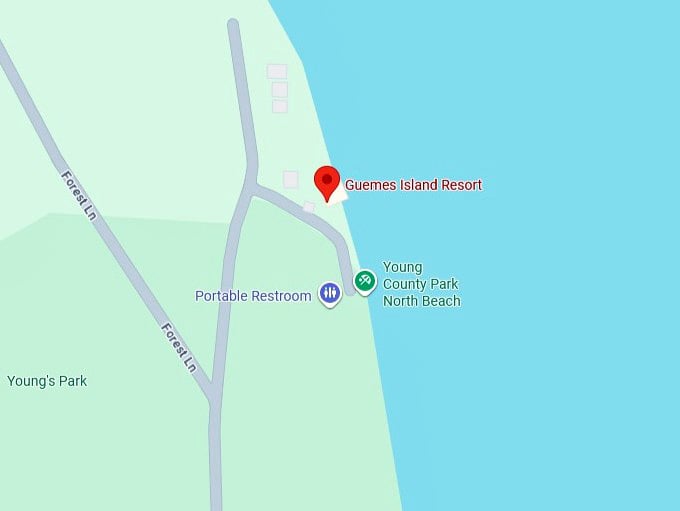 16. guemes island resort map