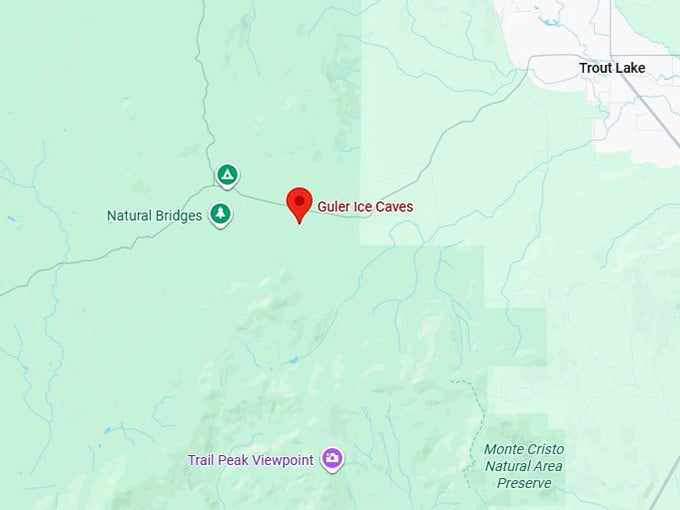 16. guler ice caves map