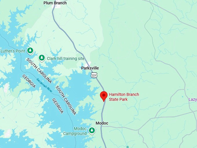 16. hamilton branch state park map