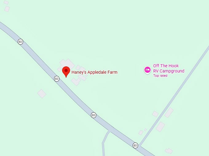 16. haney's appledale farm map