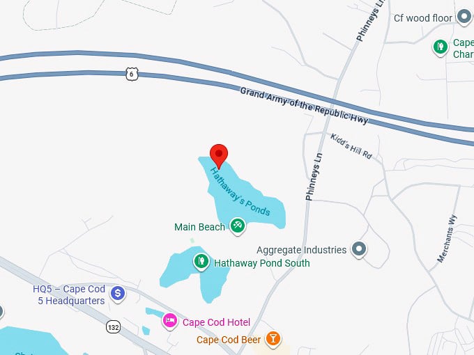 16. hathaways pond map