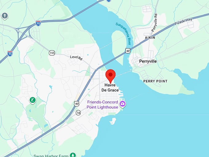 16. havre de grace md map