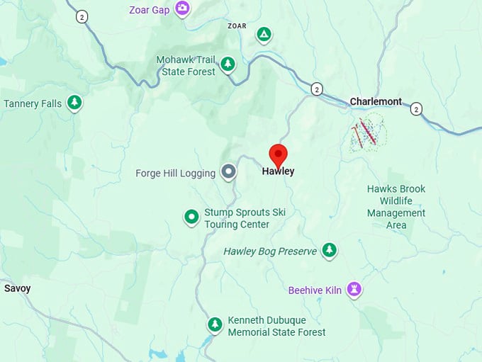 16. hawley ma map
