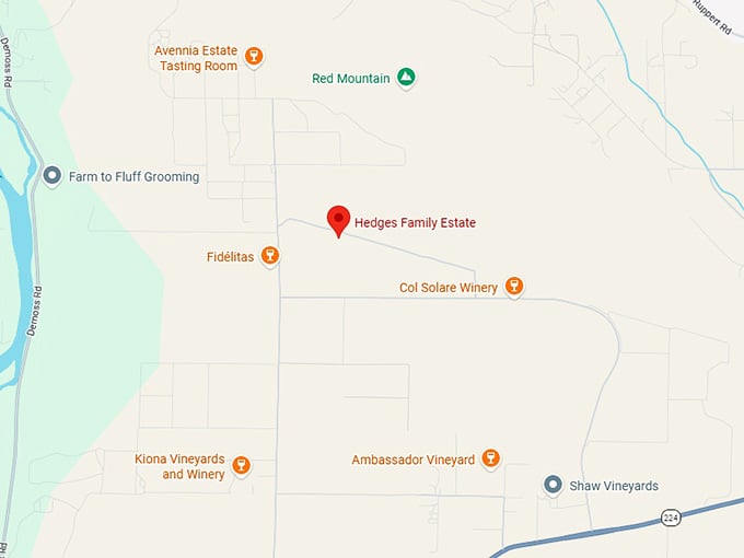 16. hedges family estate map