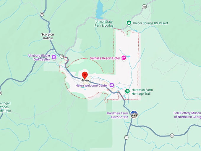 16. helen map