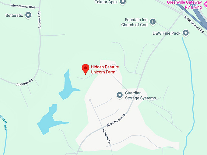 16. hidden pasture unicorn farm map