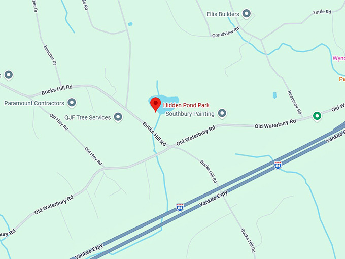 16. hidden pond park map