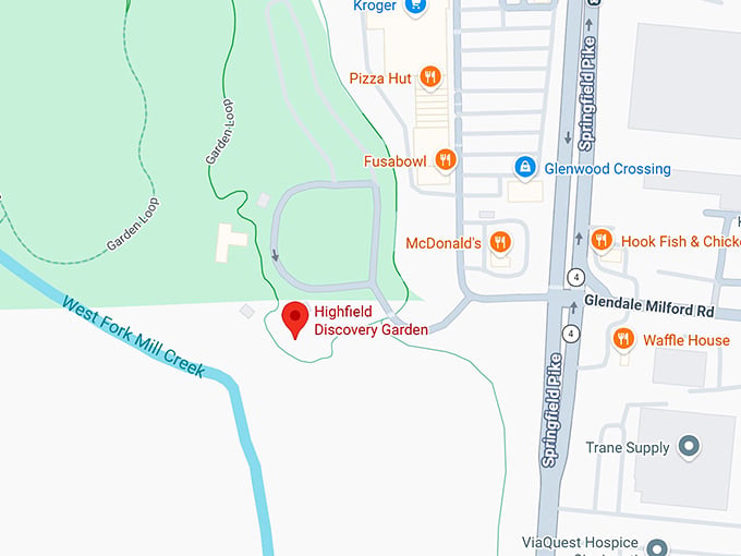 16. highfield discovery garden map