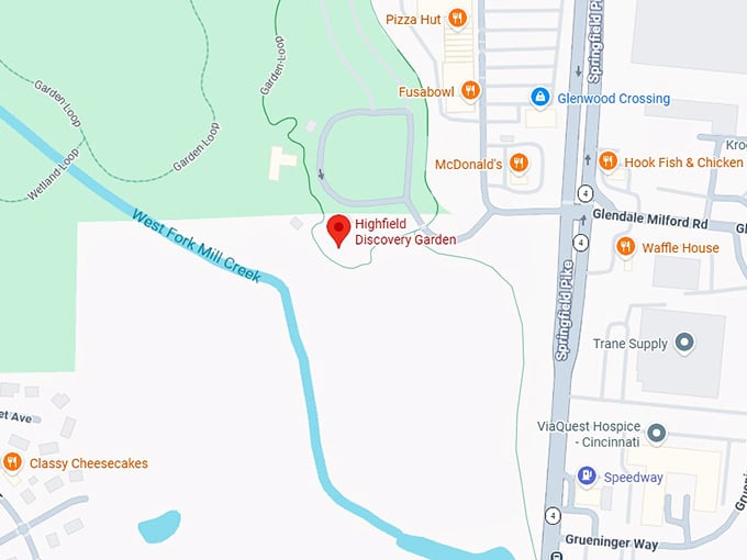 16. highfield discovery garden map
