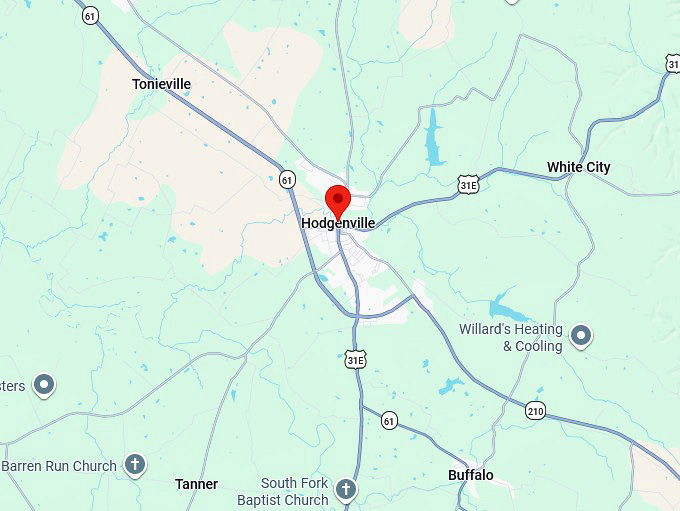 16. hodgenville ky map