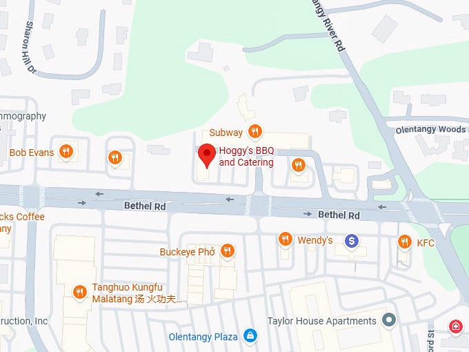 16. hoggy's bbq and catering map