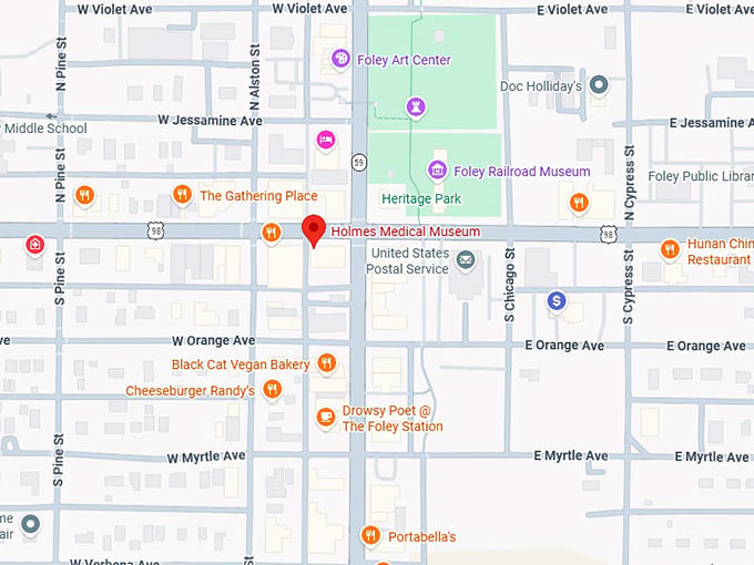 16. holmes medical museum map