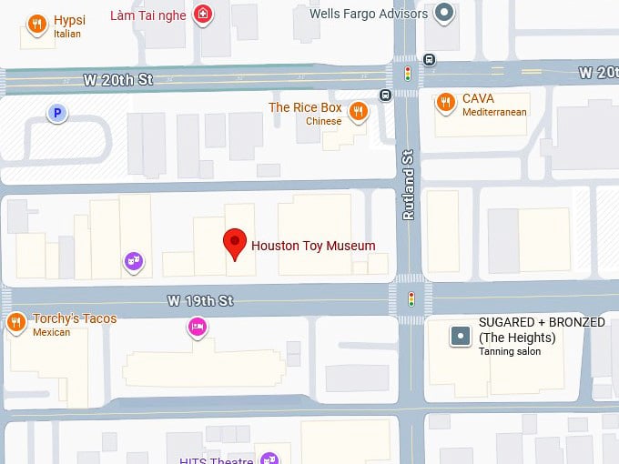 16. houston toy museum map