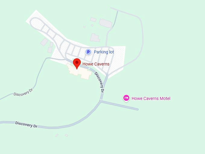 16. howe caverns map