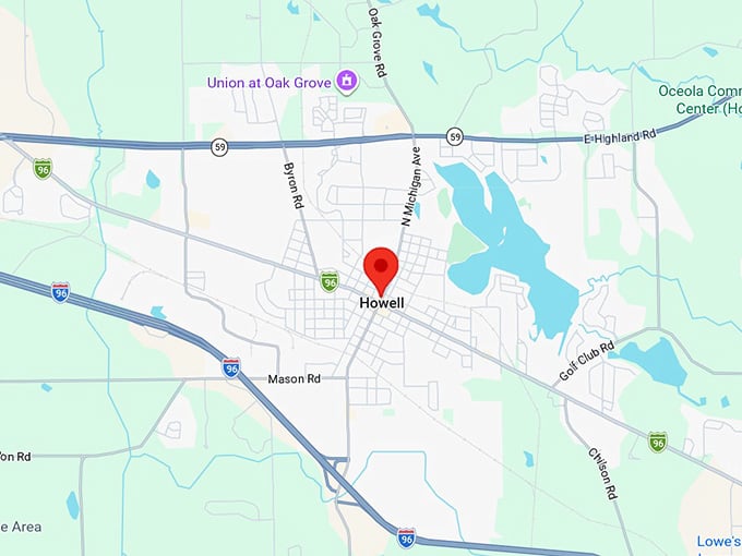 16. howell mi map