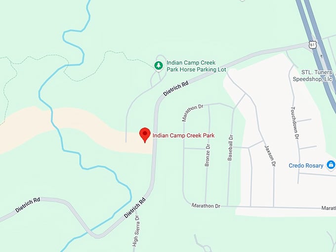 16. indian camp creek park map