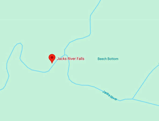 16. jacks river falls map