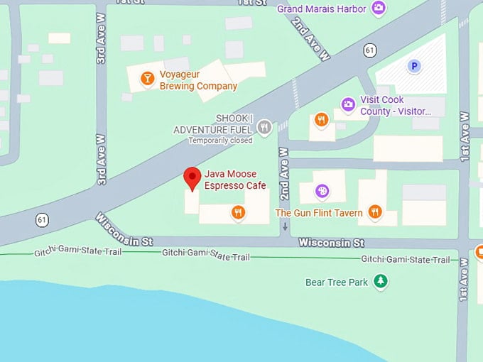 16. java moose espresso cafe map