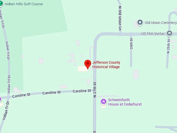 16. jefferson county historical village map