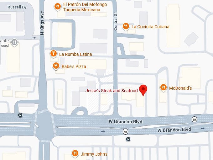 16. jesse's steak and seafood's map