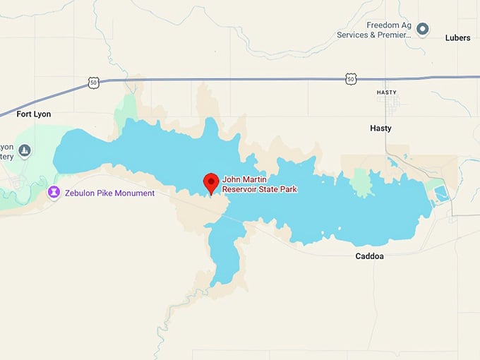 16. john martin reservoir state park map