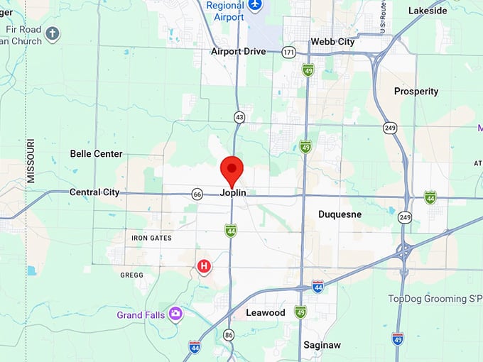 16. joplin mo map