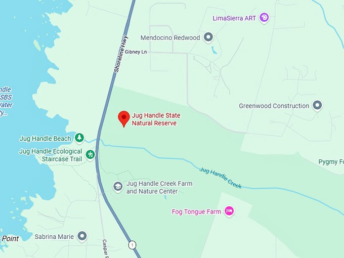 16. jug handle state natural reserve map