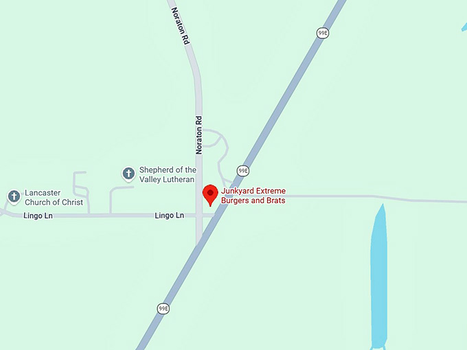 16. junkyard extreme burgers and brats map