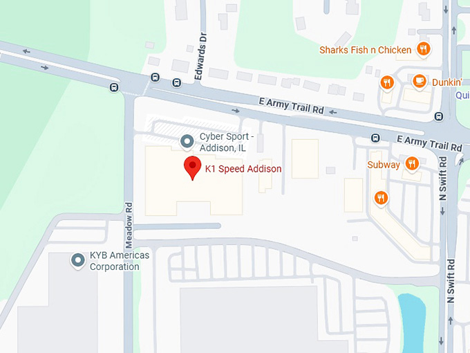 16. k1 speed addison map