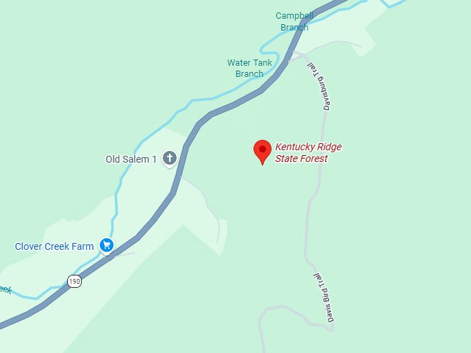 16. kentucky ridge state forest map