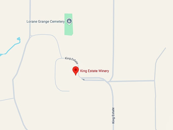 16. king estate winery map