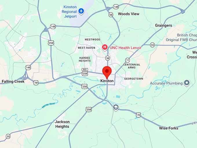 16. kinston nc map