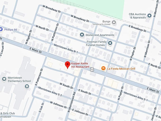 16. kopper kettle inn restaurant map