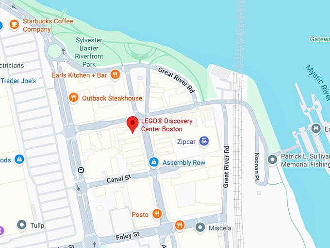 16. lego® discovery center boston map