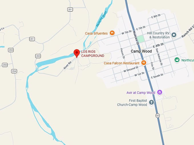 16. los rios campground map