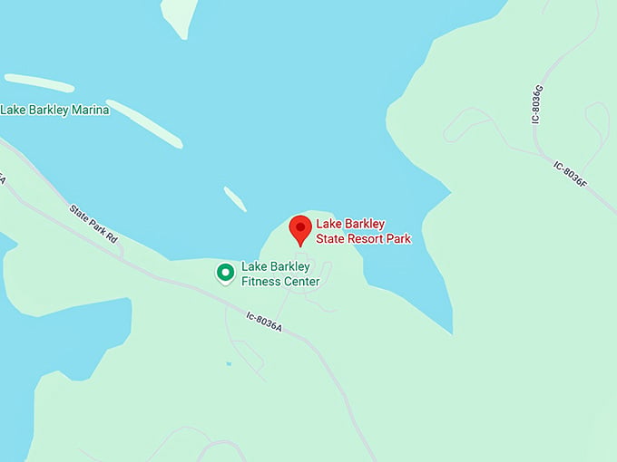 16. lake barkley state resort park map